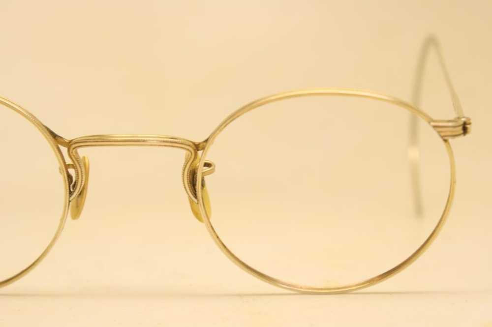 Antique Eyeglasses AO Gold Filled Ful Vue Vintage 47X… - Gem Antique Eyeglasses AO Gold Filled Ful Vue Vintage 47X… - Gem