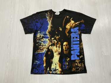 Vintage 90s Pantera All Over Print T-Shirt XL Very R… - Gem Vintage 90s Pantera All Over Print T-Shirt XL Very R… - Gem