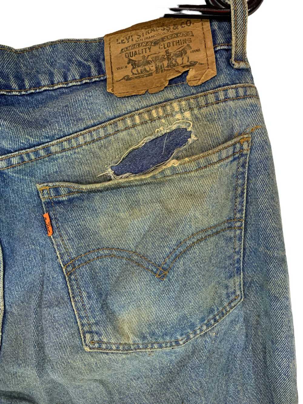Levi's × Vintage Levis orange tab vintage distressed … - Gem