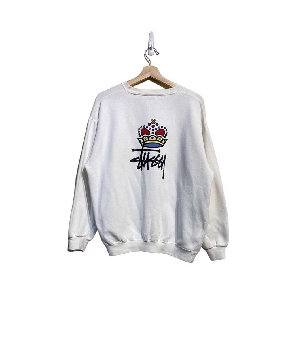 Stussy RARE VINTAGE STUSSY CROWN SWEATSHIRT - Gem