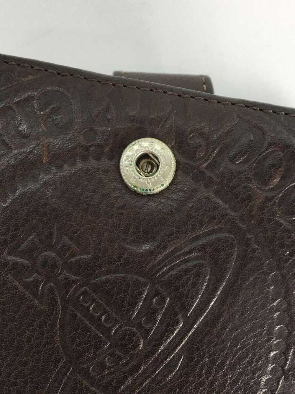 Vivienne Westwood Orb Embossed Button Leather Wallet - Gem