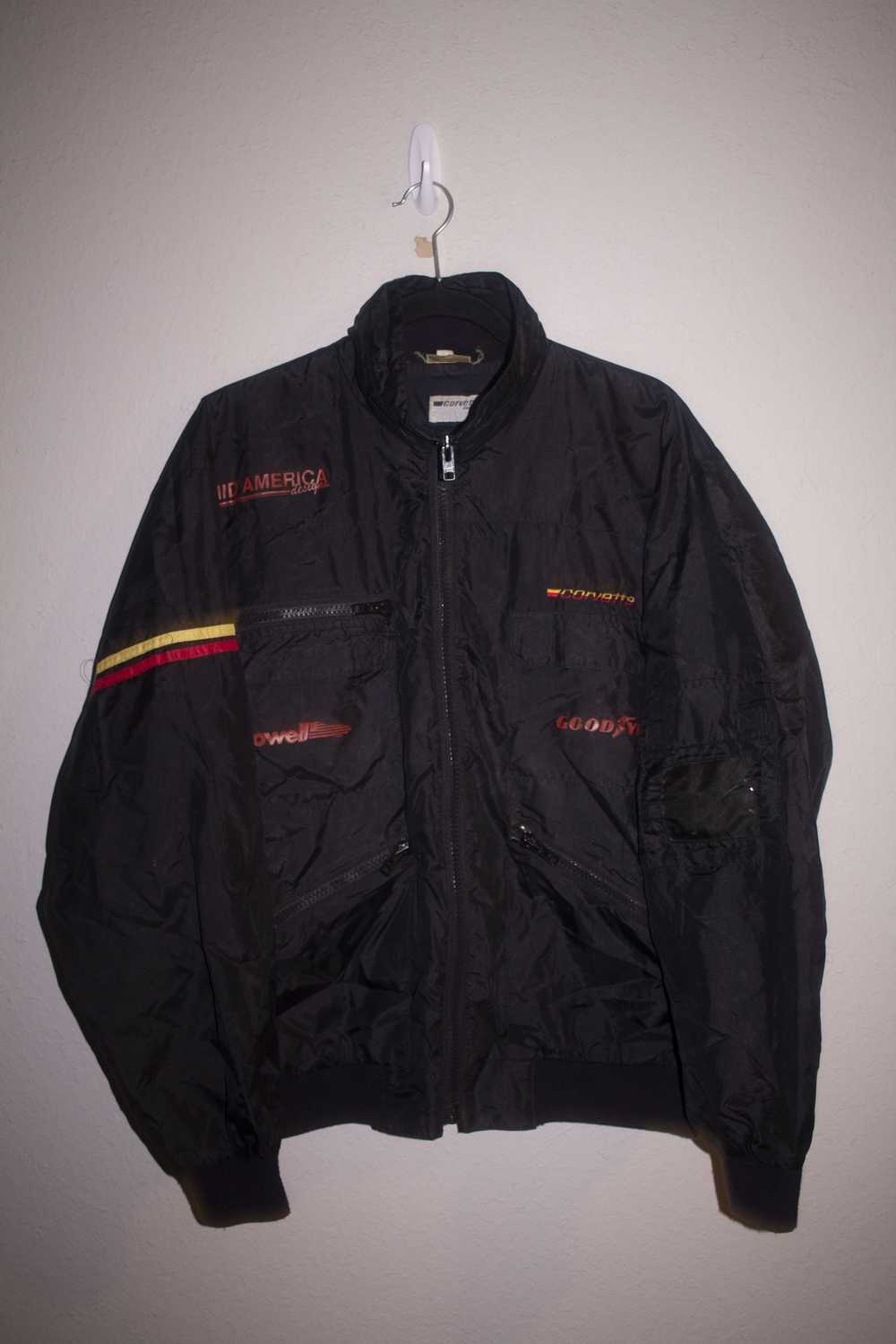 Corvette × Vintage 80s OG Corvette Racing Aviator Jac… - Gem