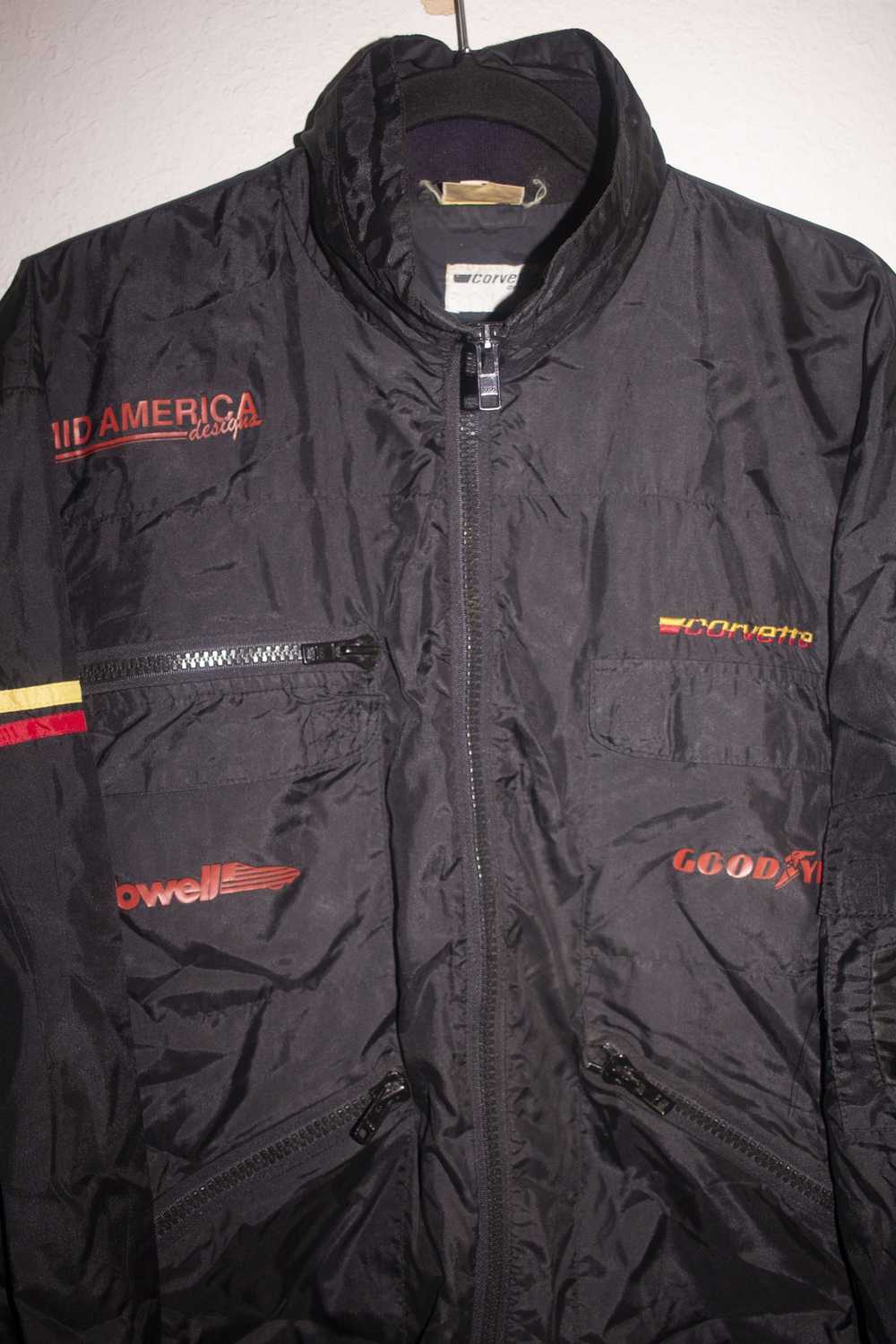 Corvette × Vintage 80s OG Corvette Racing Aviator Jac… - Gem