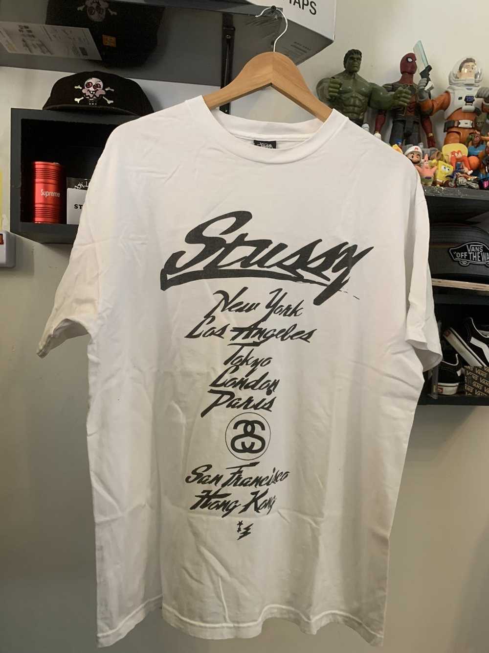 Stussy × Wtaps Vintage Stussy x Wtaps Overprint Shirt - Gem