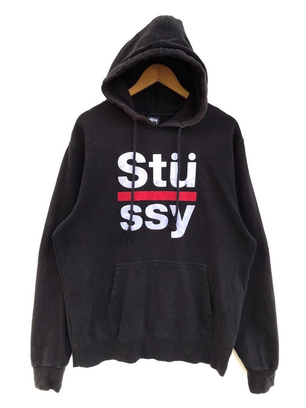 Streetwear × Stussy Stussy Big Spell Out Hoodie Sweat… - Gem