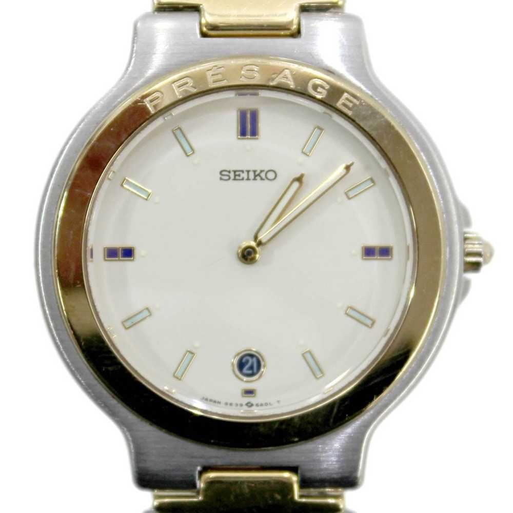 Seiko Seiko Presage quartz watch men's combination 5E… - Gem