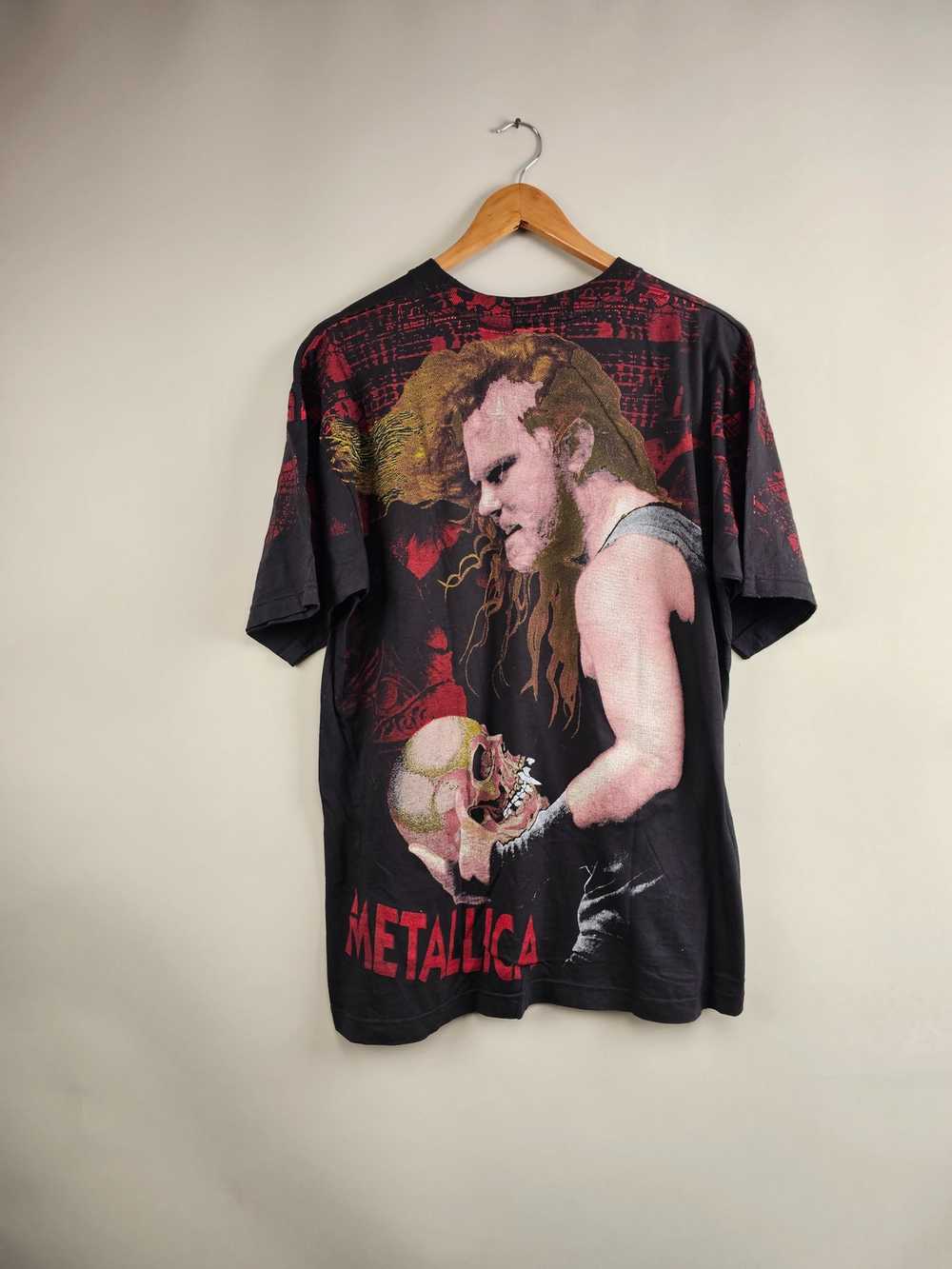 Band Tees × Metallica × Vintage 90s Metallica All Ove… - Gem