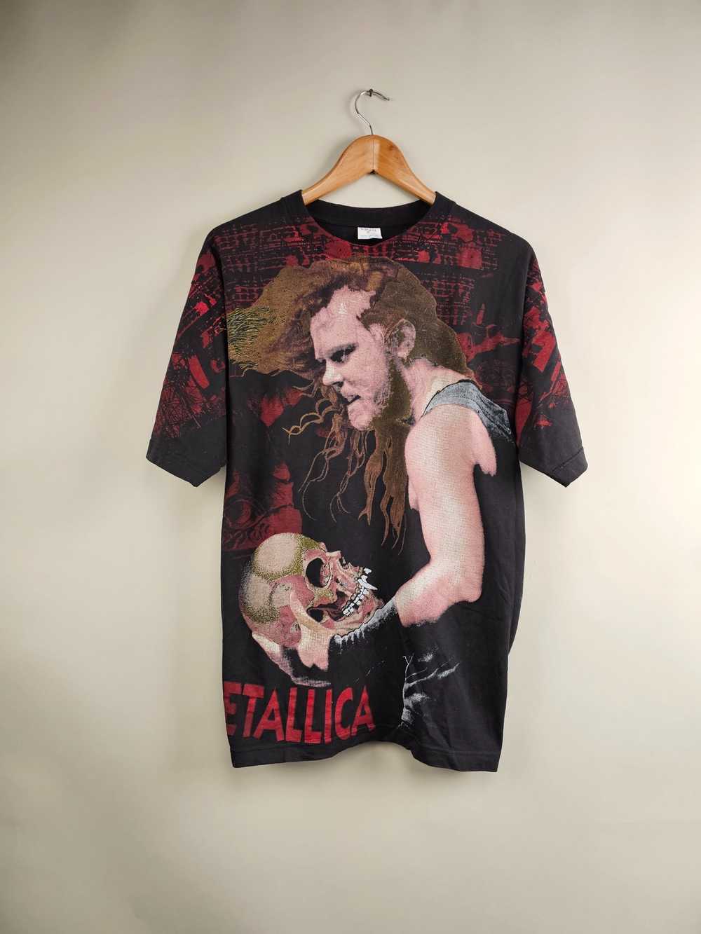 Band Tees × Metallica × Vintage 90s Metallica All Ove… - Gem
