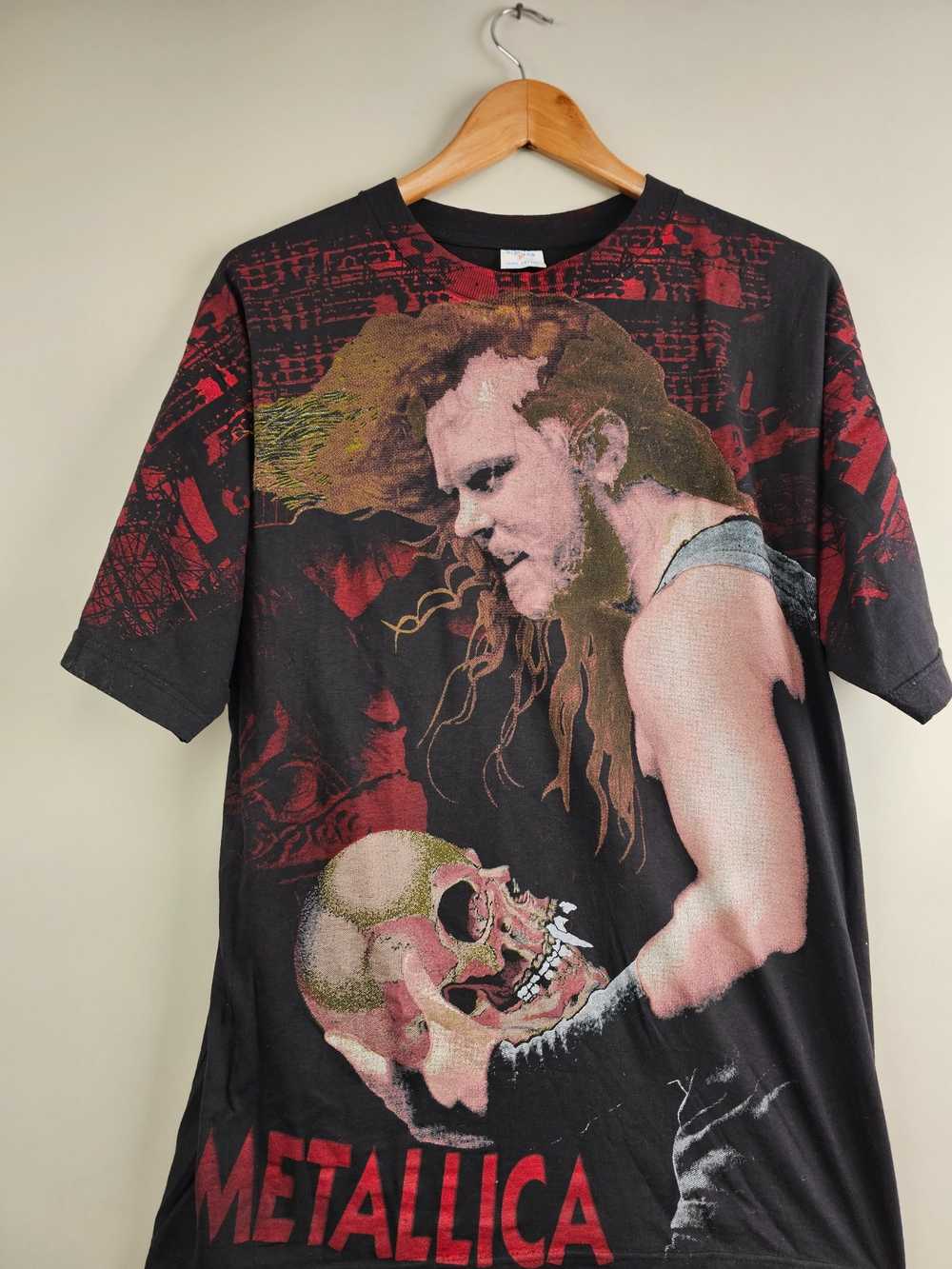 Band Tees × Metallica × Vintage 90s Metallica All Ove… - Gem