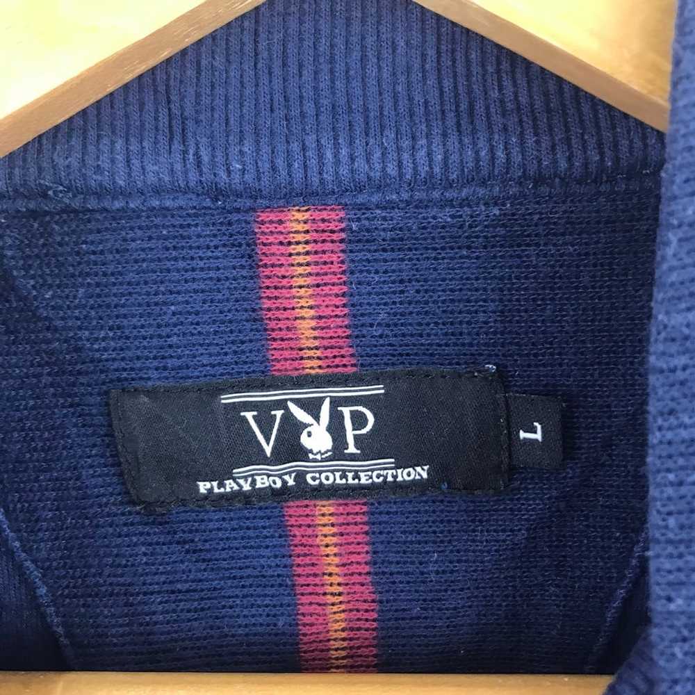 Playboy Vintage VIP PLAYBOY Collection Stripes Button… - Gem