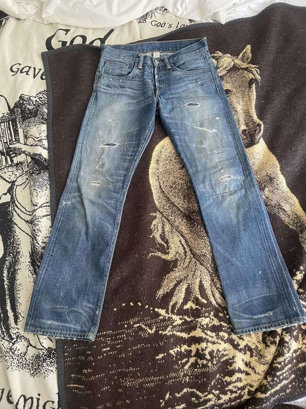 RRL Ralph Lauren RRL Vintage Mended Denim - Gem RRL Ralph Lauren RRL Vintage Mended Denim - Gem