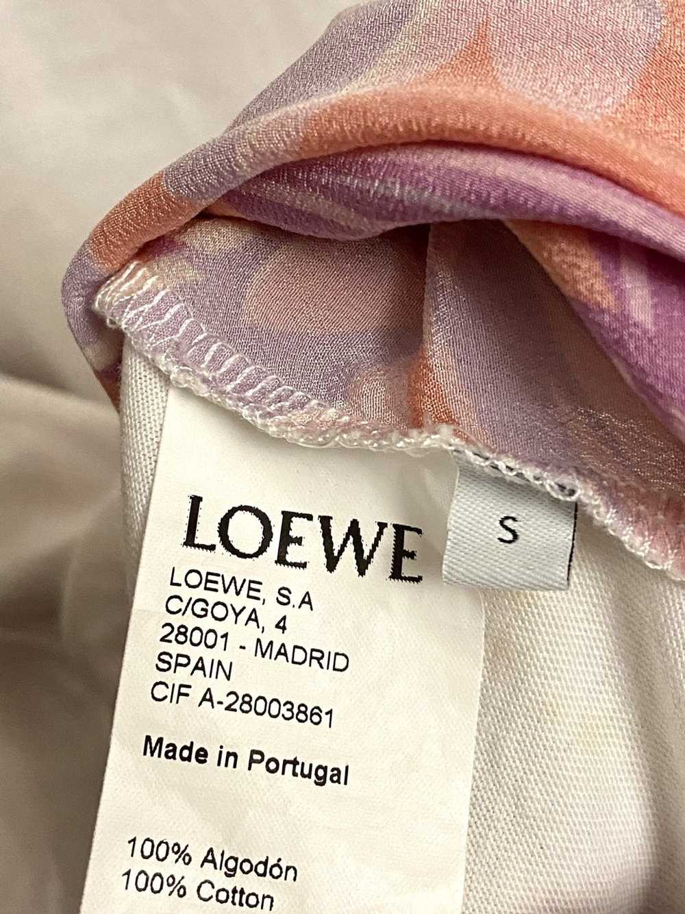 Loewe loewe x paula's ibiza oversized silk printed ts… - Gem