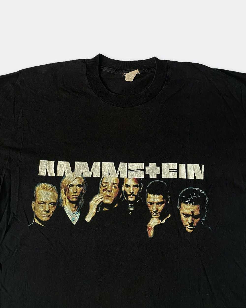 Vintage Rammstein 1990s Logo Single Stitch T-Shirt - Gem