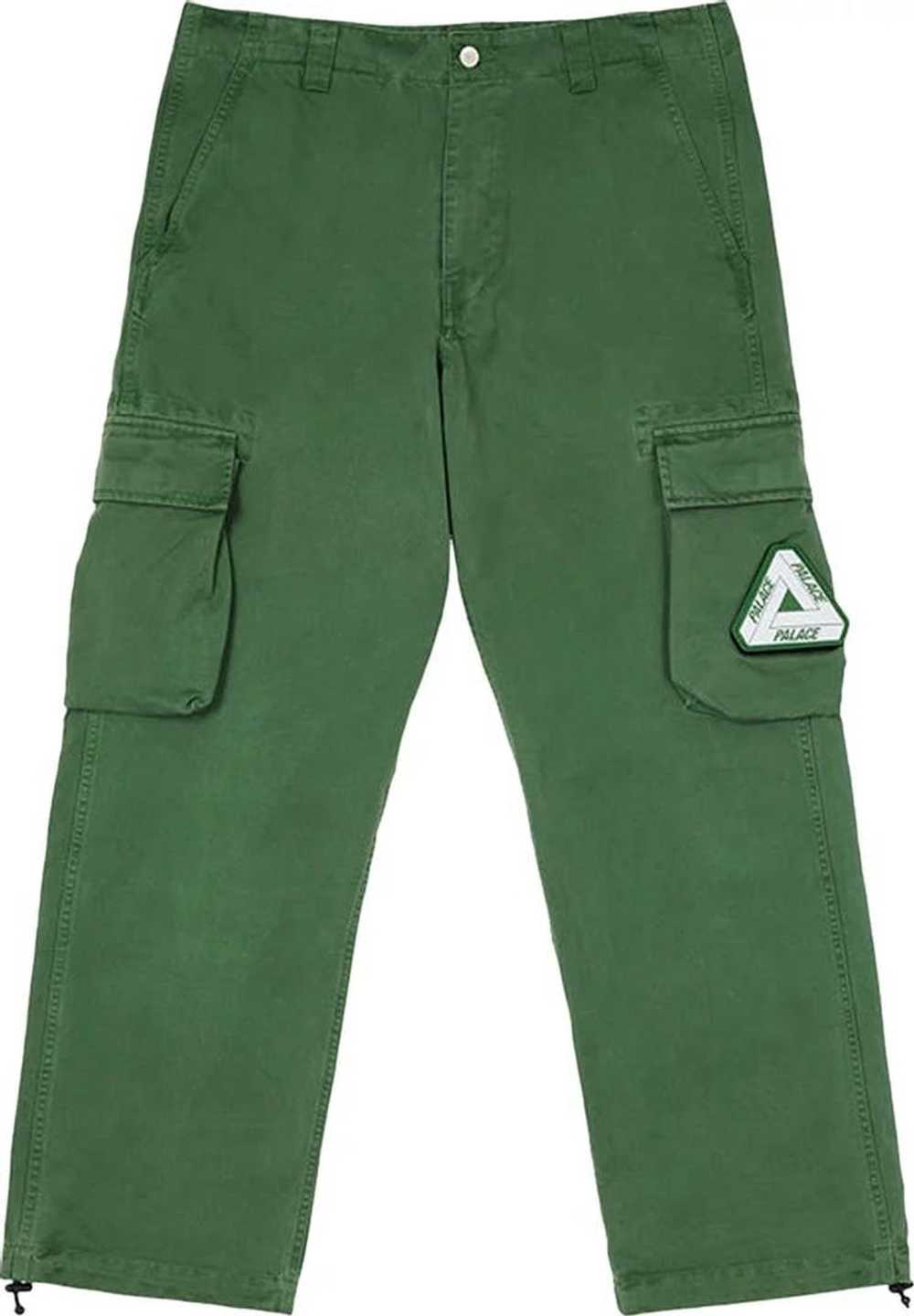 Palace Garment Dyed Cargo Trouser Olive Gem