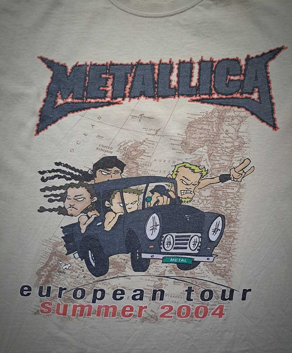 Metallica × Tour Tee × Vintage METALLICA x EUROPEAN S… - Gem