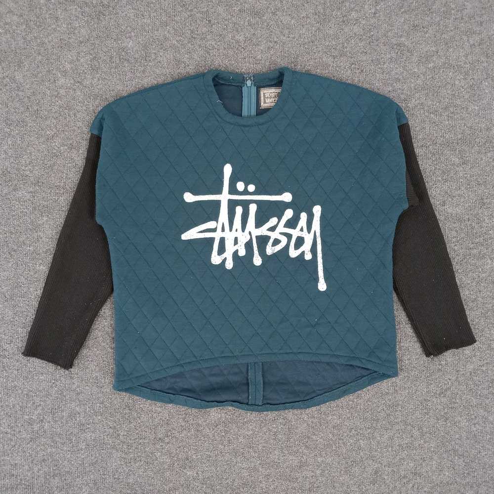 Stussy × Vintage Stussy Streetwear Logo Design Long S… - Gem