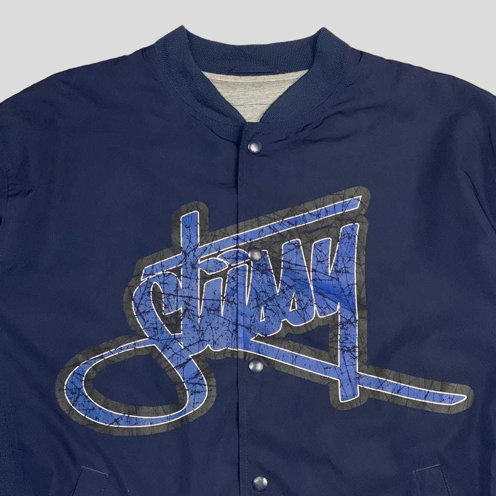 Stussy Stussy 90’s Nylon Script Varsity Bomber - L/XL - Gem