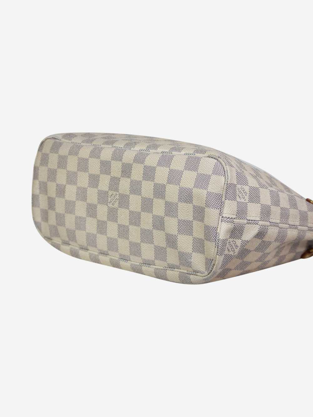 Louis Vuitton Cream 2010 Damier Azur Neverfull Pm Tot… Gem