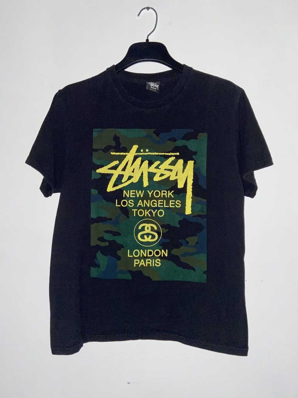 Designer × Stussy Stussy Vintage Streetwear Tee M Cam… - Gem