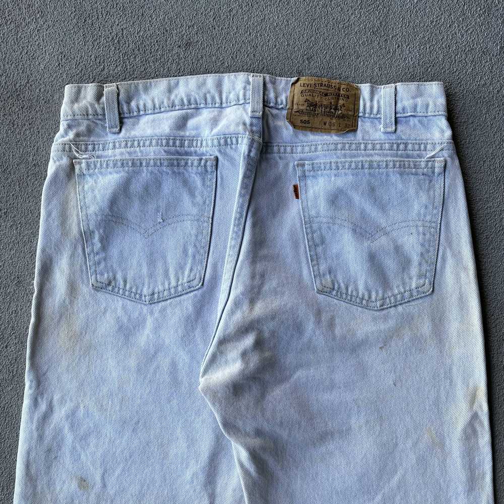Levi's × Vintage 80's Orange Tab 505 Denim w Released… - Gem