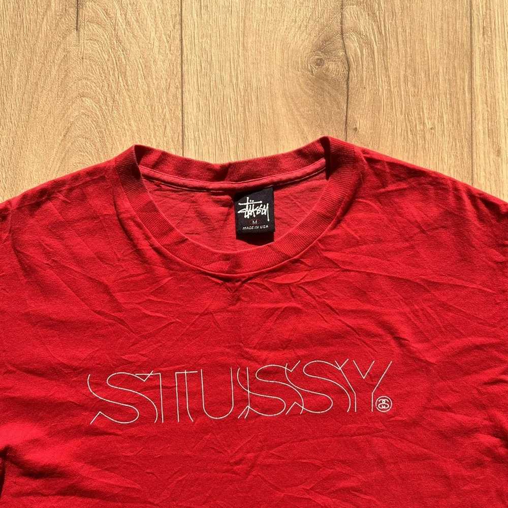 Stussy × Vintage Vintage 1990s 90s Stussy Single Stit… - Gem