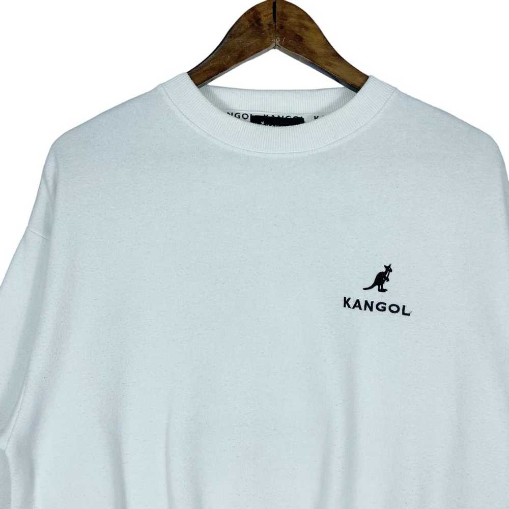 Kangol Vintage Kangol Front Back Logo Sweatshirt Whit… - Gem