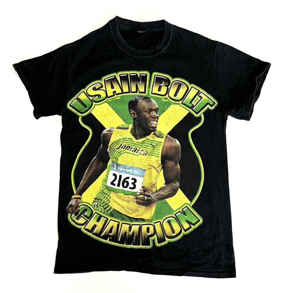 Vintage Usain Bolt Olympic Champion Jamaica Tee T-shi… - Gem Vintage Usain Bolt Olympic Champion Jamaica Tee T-shi… - Gem