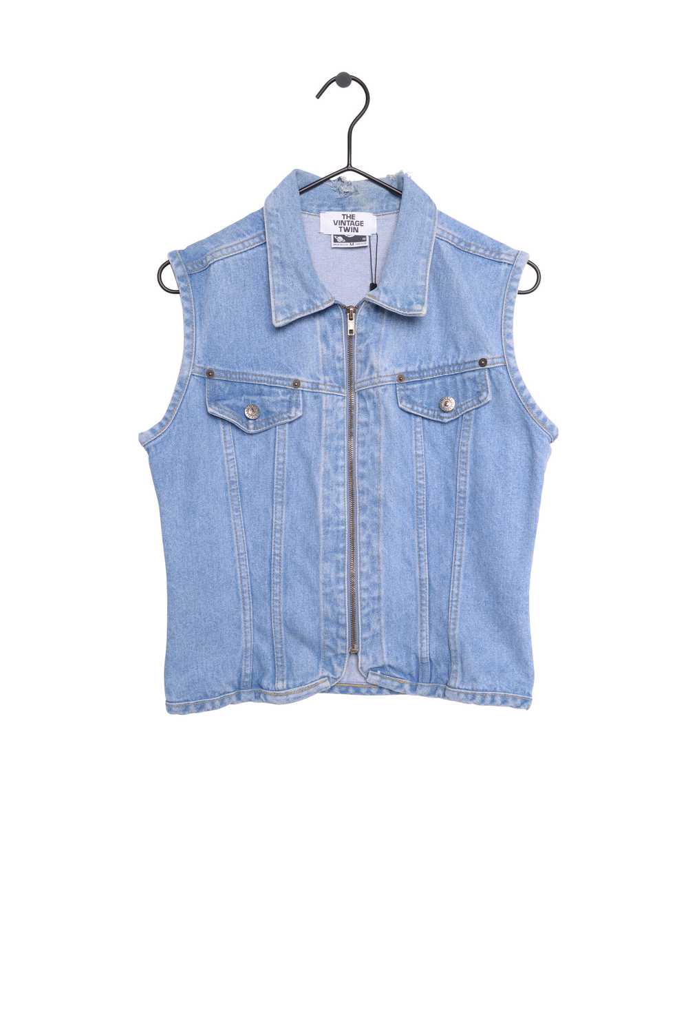 1980s Denim Vest USA - Gem