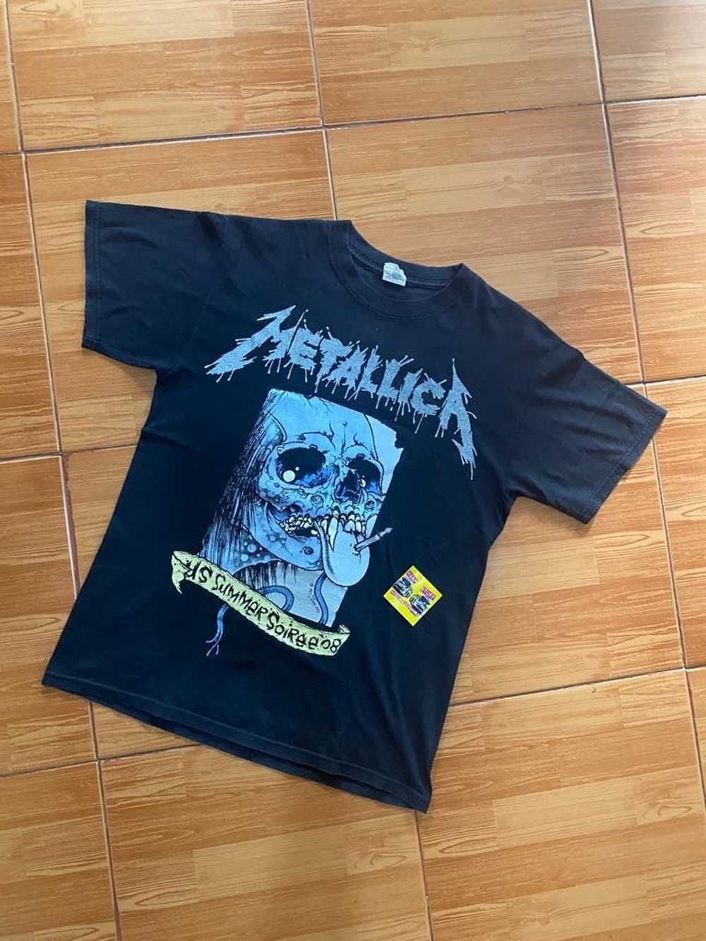 Band Tees × Metallica × Vintage Metallica Pushead Tour - Gem