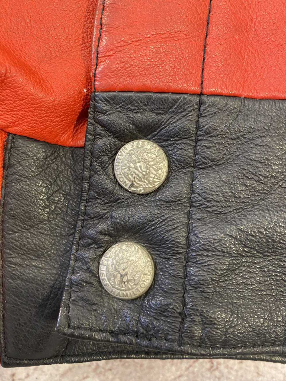 Jeff Hamilton × Leather Jacket × Racing Y2K “Jeff Gor… - Gem