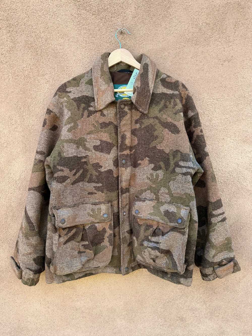 Cabelas Wool Camo Hunting Jacket - Gem