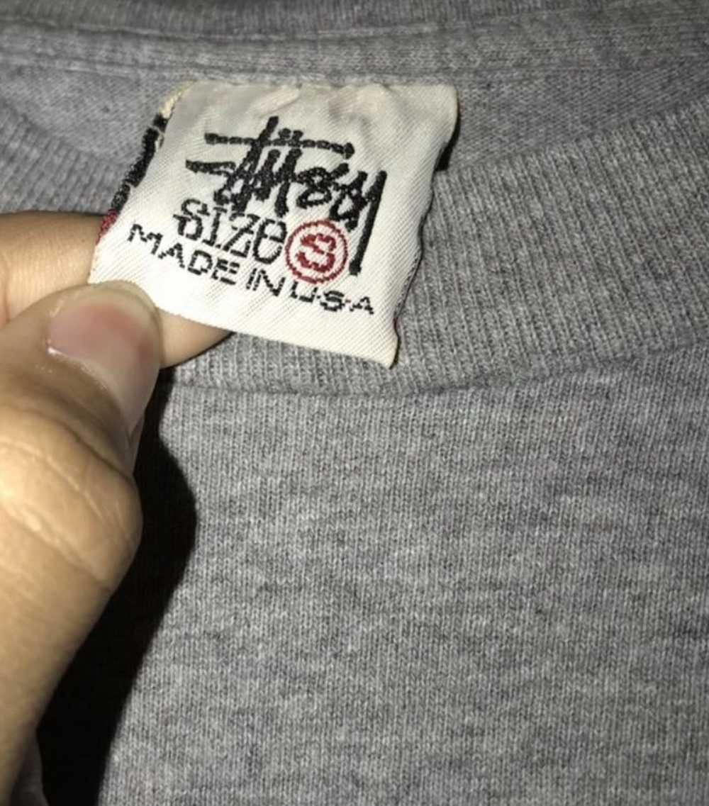 Made In Usa × Stussy × Vintage Stussy 90s Longsleeve - Gem