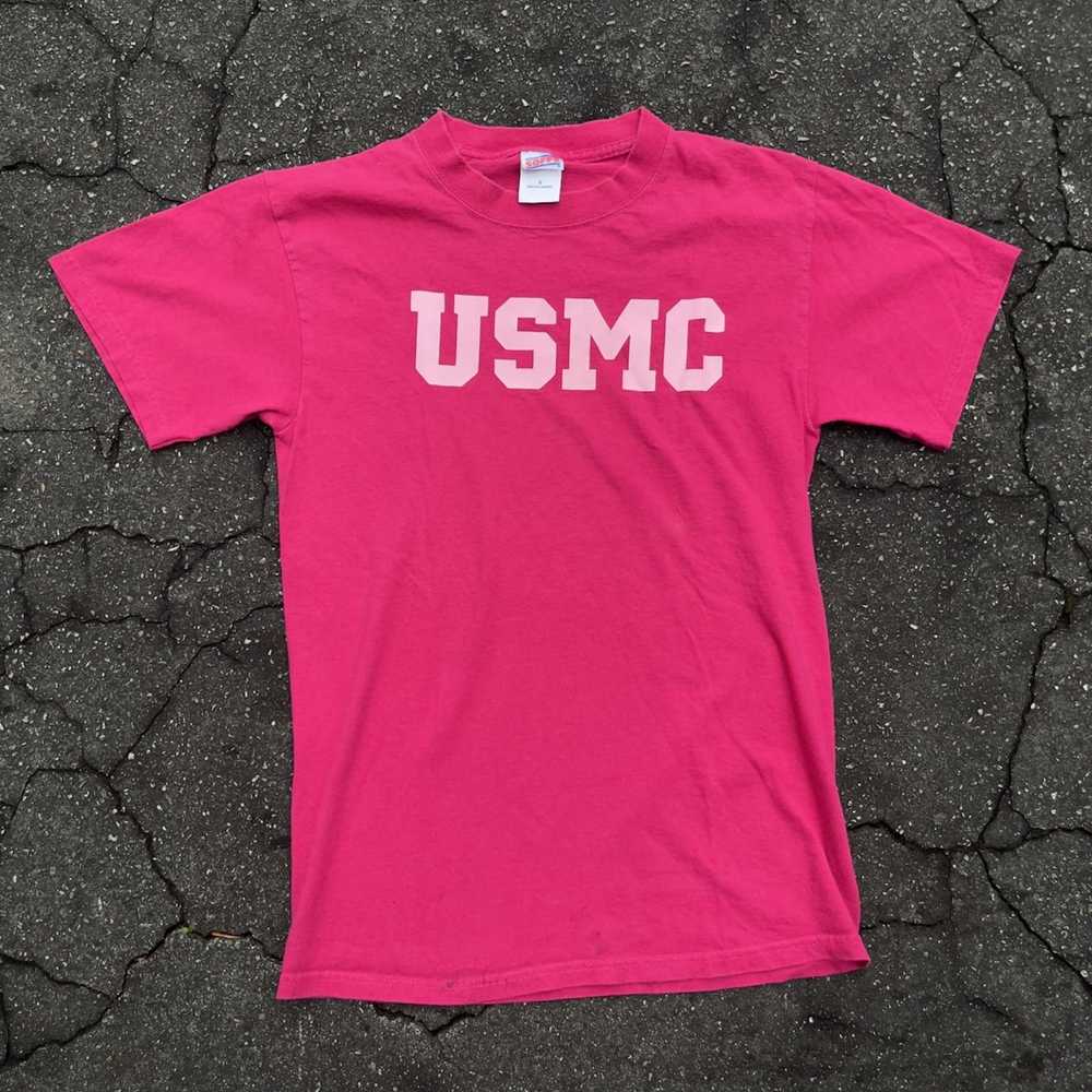 Marine × Military × Usmc Vintage PINK USMC Soffee Shi… - Gem