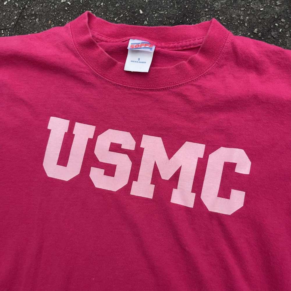 Marine × Military × Usmc Vintage PINK USMC Soffee Shi… - Gem