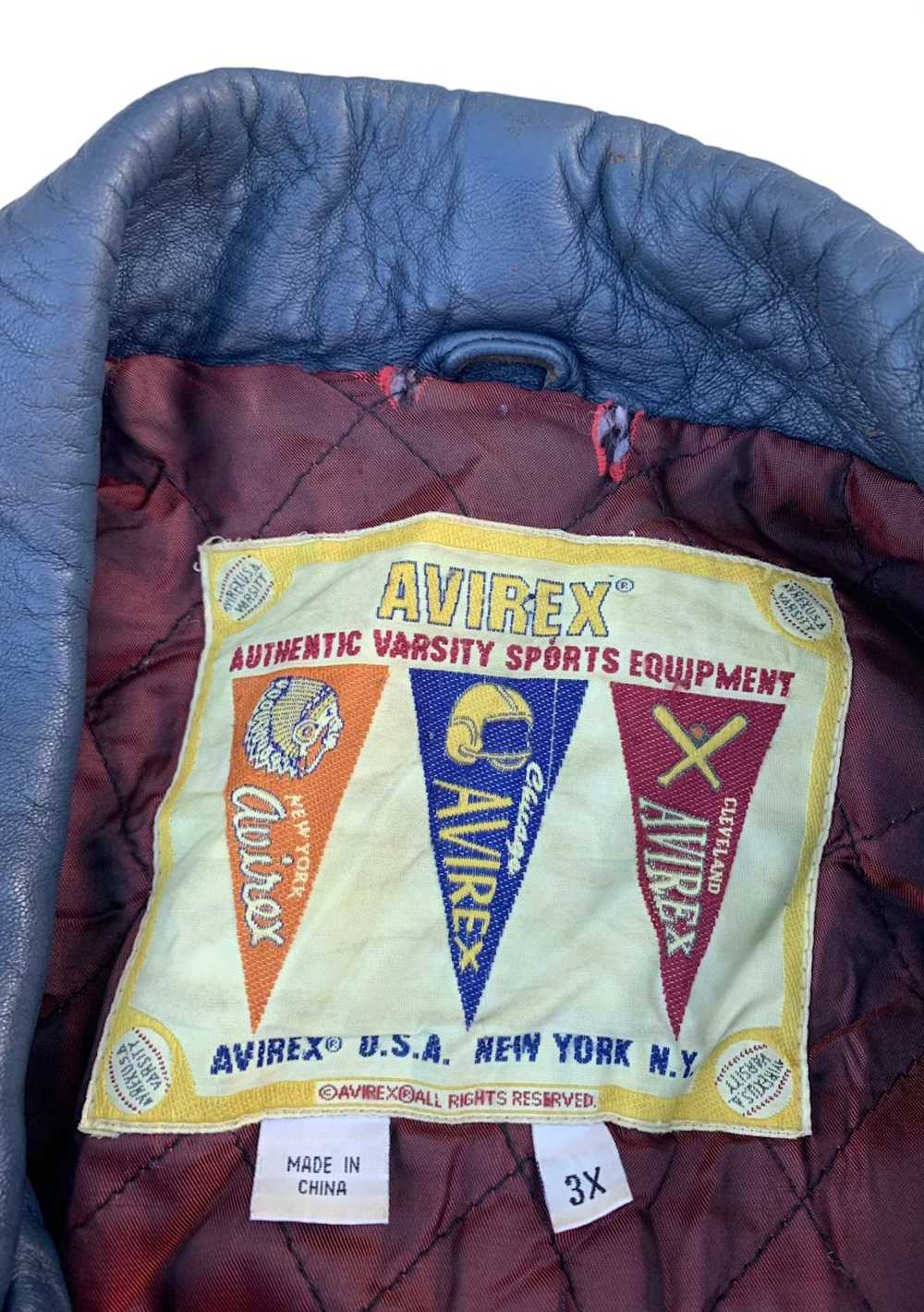 Avirex Vintage Avirex Leather Jacket - Gem