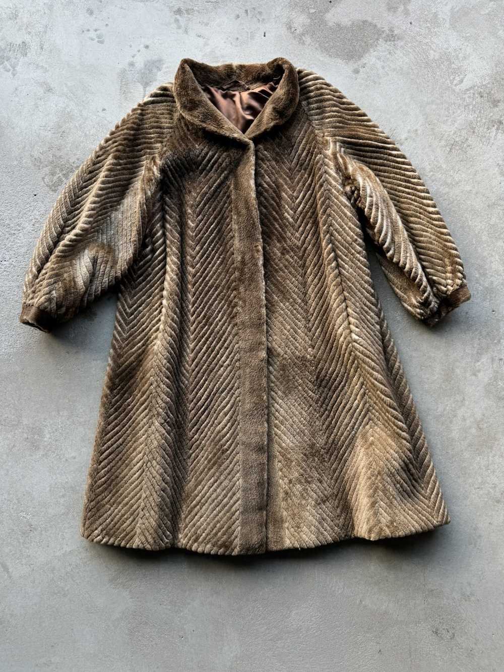 Avant Garde × Mink Fur Coat × Vintage 80’s REAL FUR M… - Gem