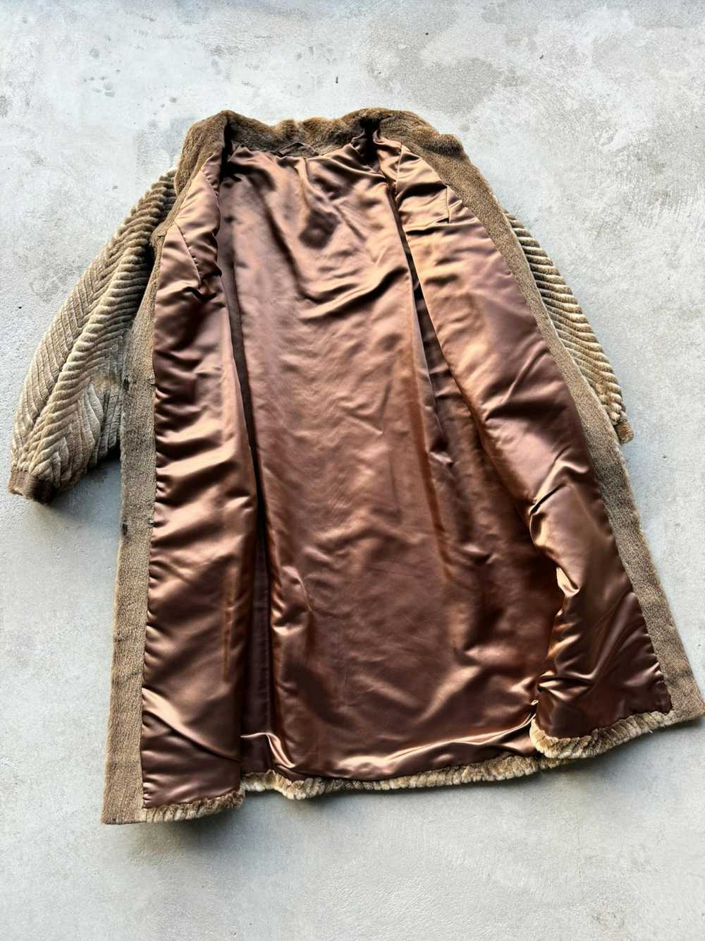 Avant Garde × Mink Fur Coat × Vintage 80’s REAL FUR M… - Gem