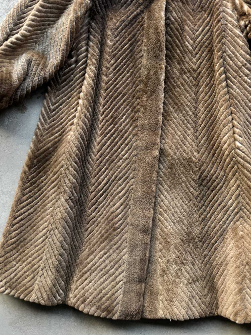 Avant Garde × Mink Fur Coat × Vintage 80’s REAL FUR M… - Gem