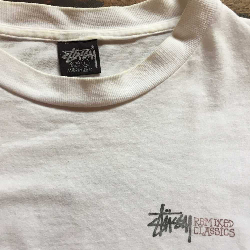 Stussy Vintage 90s Stussy “Knowledge be all up on it!… - Gem