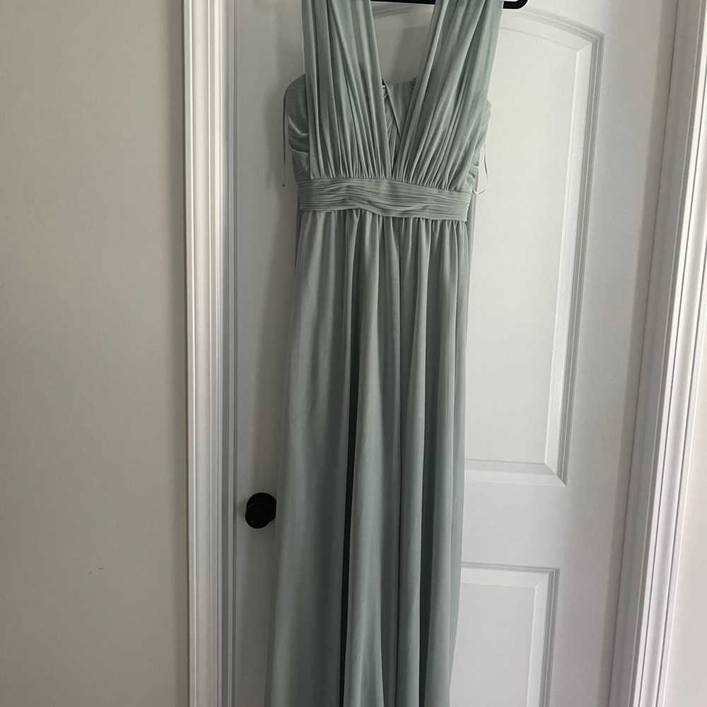 Bridesmaid Dress- dusty sage green - Gem Bridesmaid Dress- dusty sage green - Gem